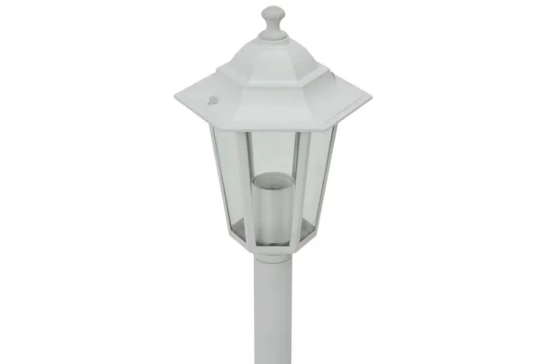 Lyktstolpar för trädgård 6 st E27 110 cm aluminium vit - Belysning ...