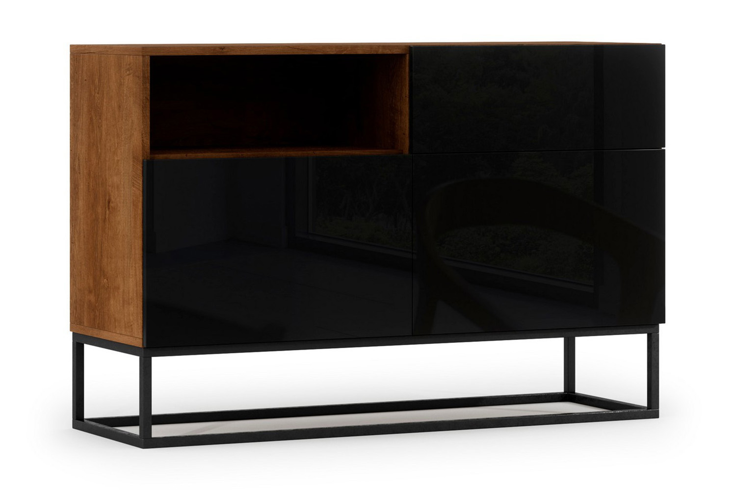 Mikiko Byrå 120 cm Svart - Förvaring - Black Friday - Furniturebox