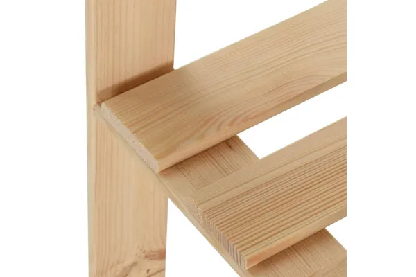 Lagerhylla hörn 5 hyllplan 82,5x82,5x170 cm massiv furu - Förvaring ...