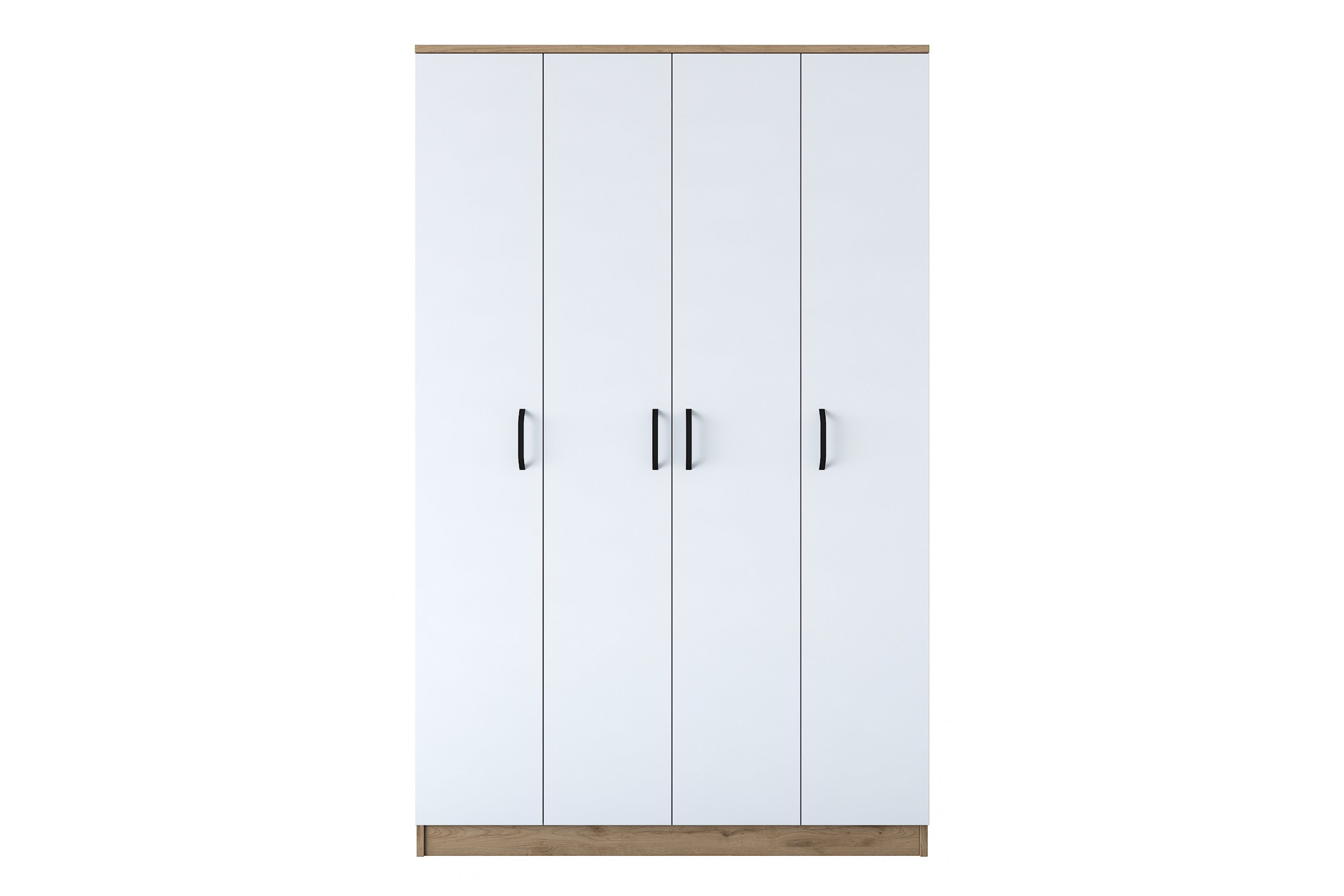 JAIONI Garderob 120x190,8 cm Brun/Vit - Förvaring - Furniturebox