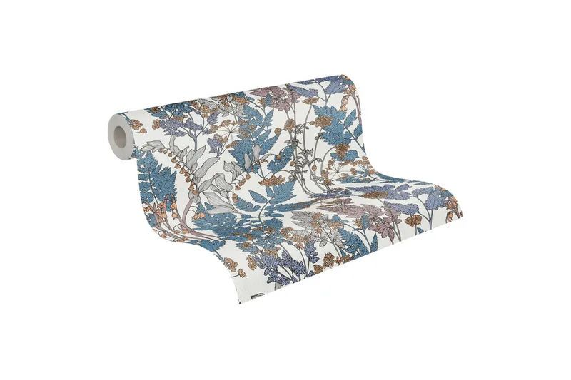 Blommig Tapet Blommig Impression Ovävd - Mönstrade tapeter - Furniturebox