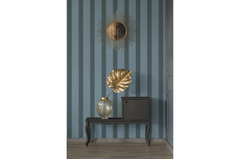 Randig Tapet Alpha Ovävd Silver Blå - Mönstrade tapeter - Furniturebox