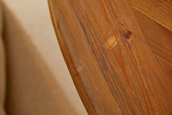 LIRE Matgrupp Rund + 4 JENCA Stol Trä/Vit/Beige - Möbler - Furniturebox