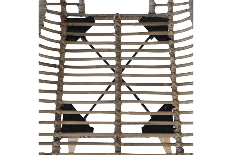 Matstolar 4 st brun äkta rotting - Matstol & köksstol - Furniturebox