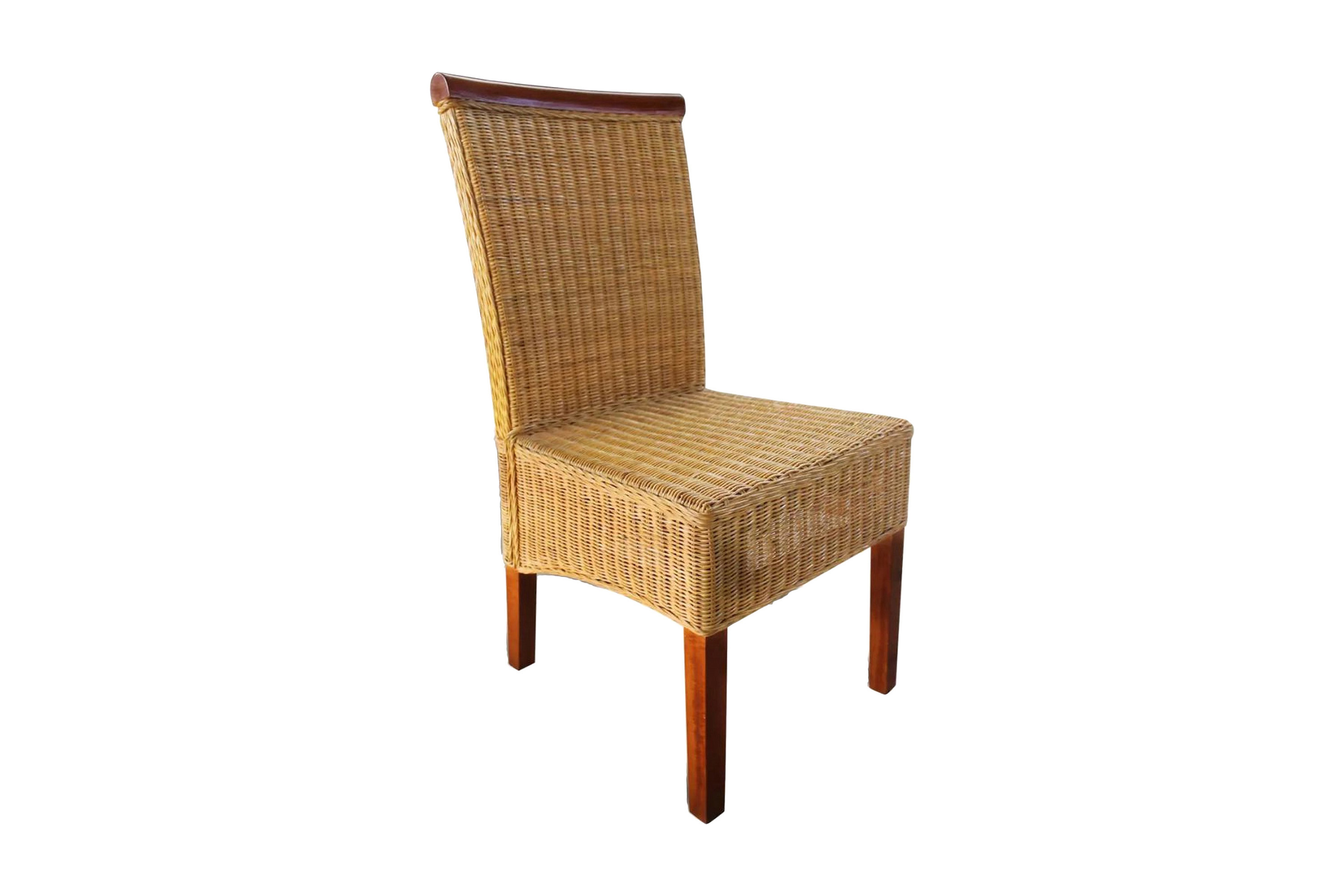 Matstolar 6 st brun äkta rotting - Möbler - Furniturebox