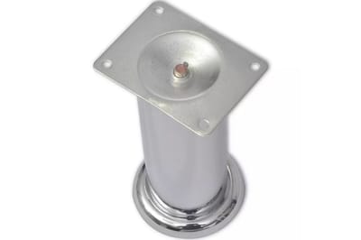 4 Runda soffben i krom 180 mm - Möbler - Furniturebox