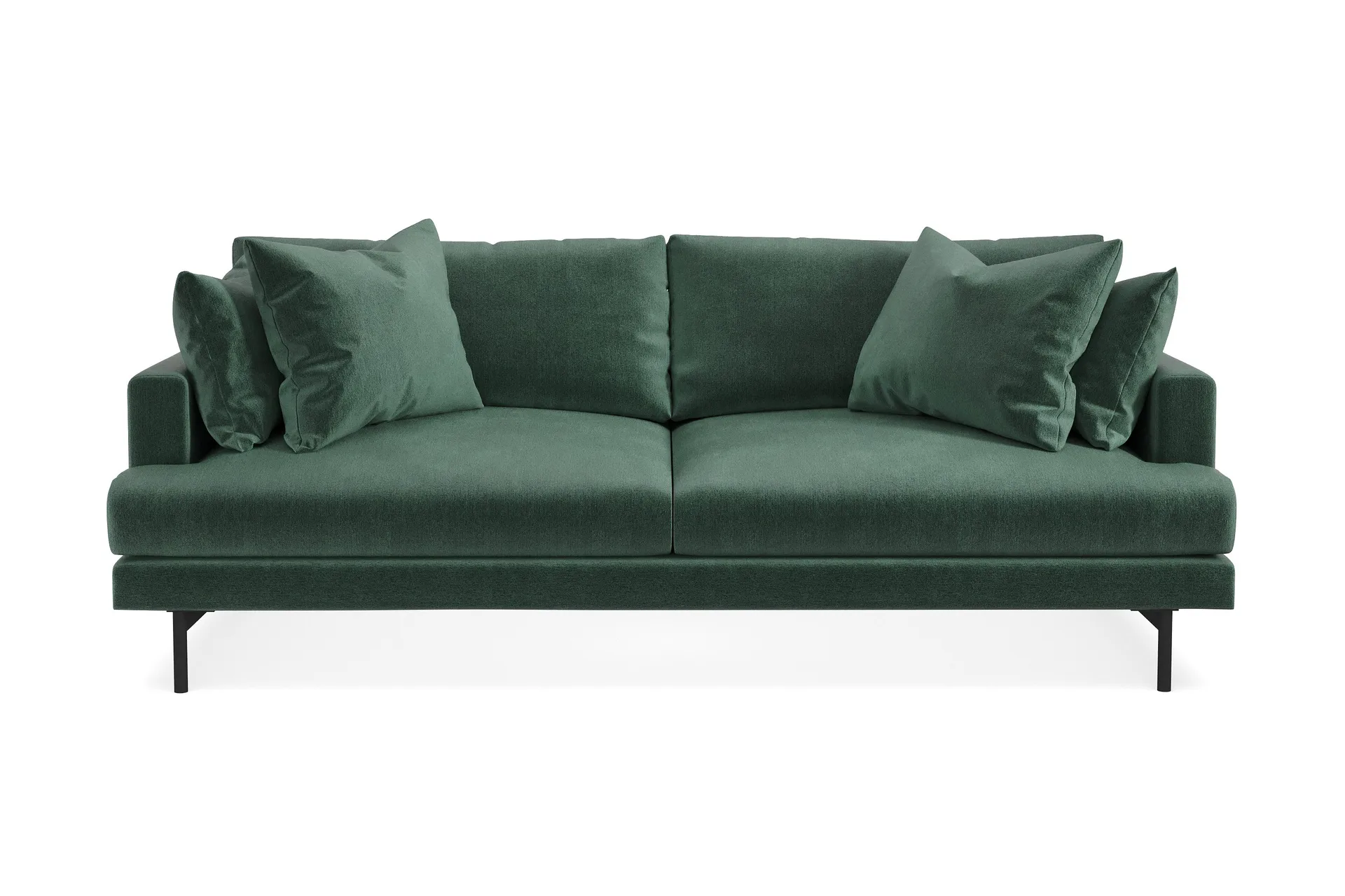 Menard 4-sits Djup Sammetssoffa - Möbler - Furniturebox