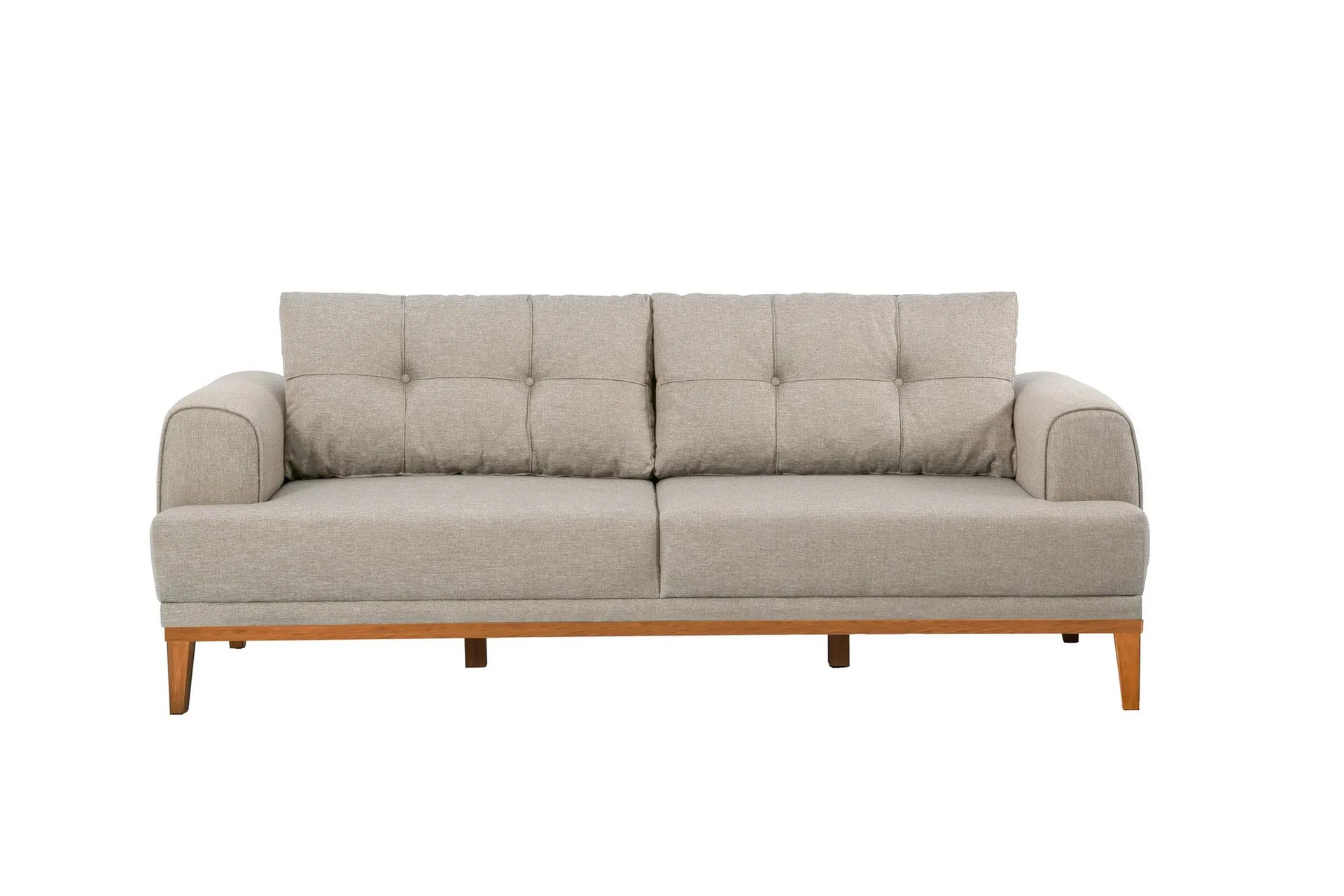 MUNDIN 3-sits Soffa Creme - Möbler - Furniturebox