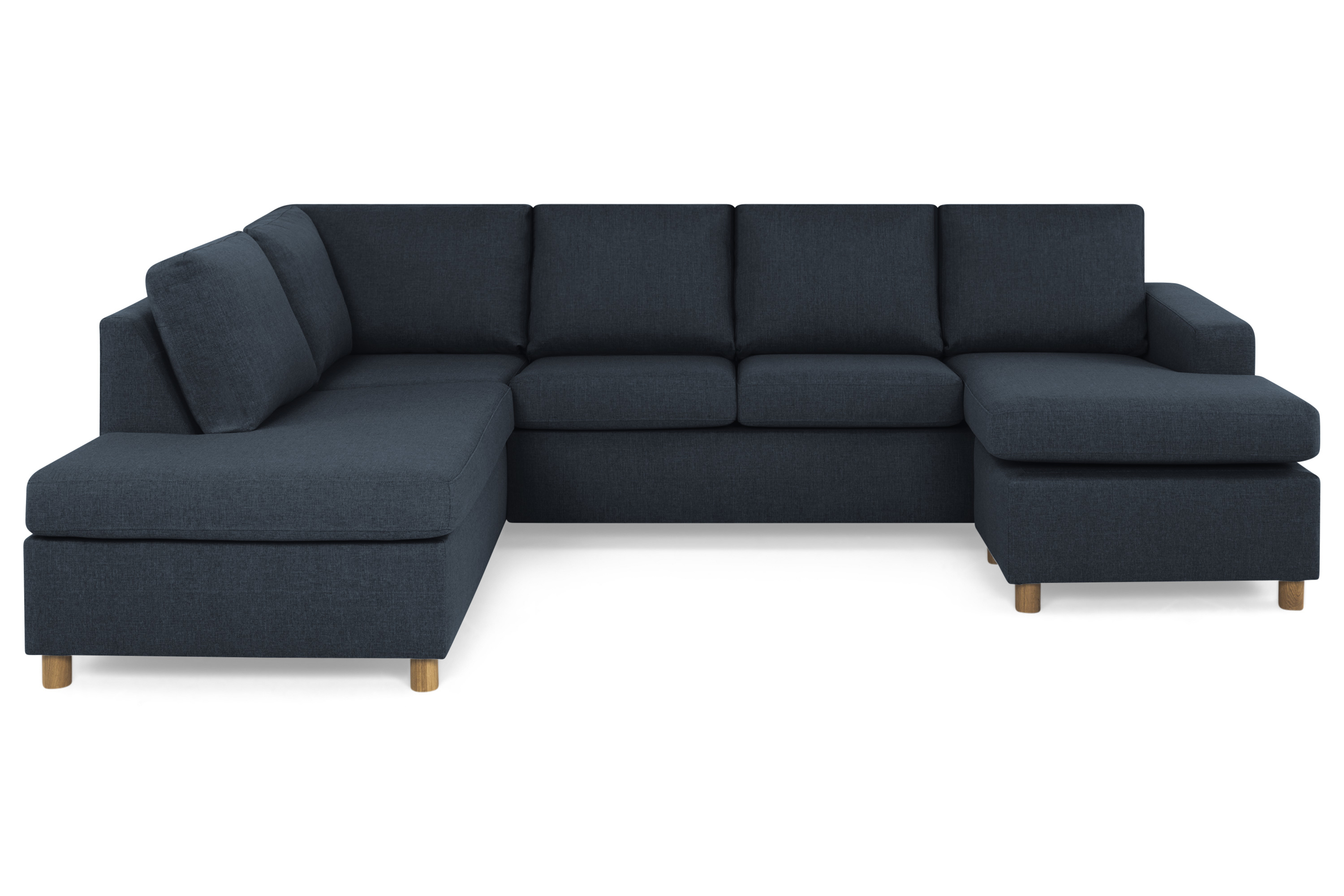 NEW YORK U-soffa Large Divan Höger Mörkblå - U-soffor - Furniturebox