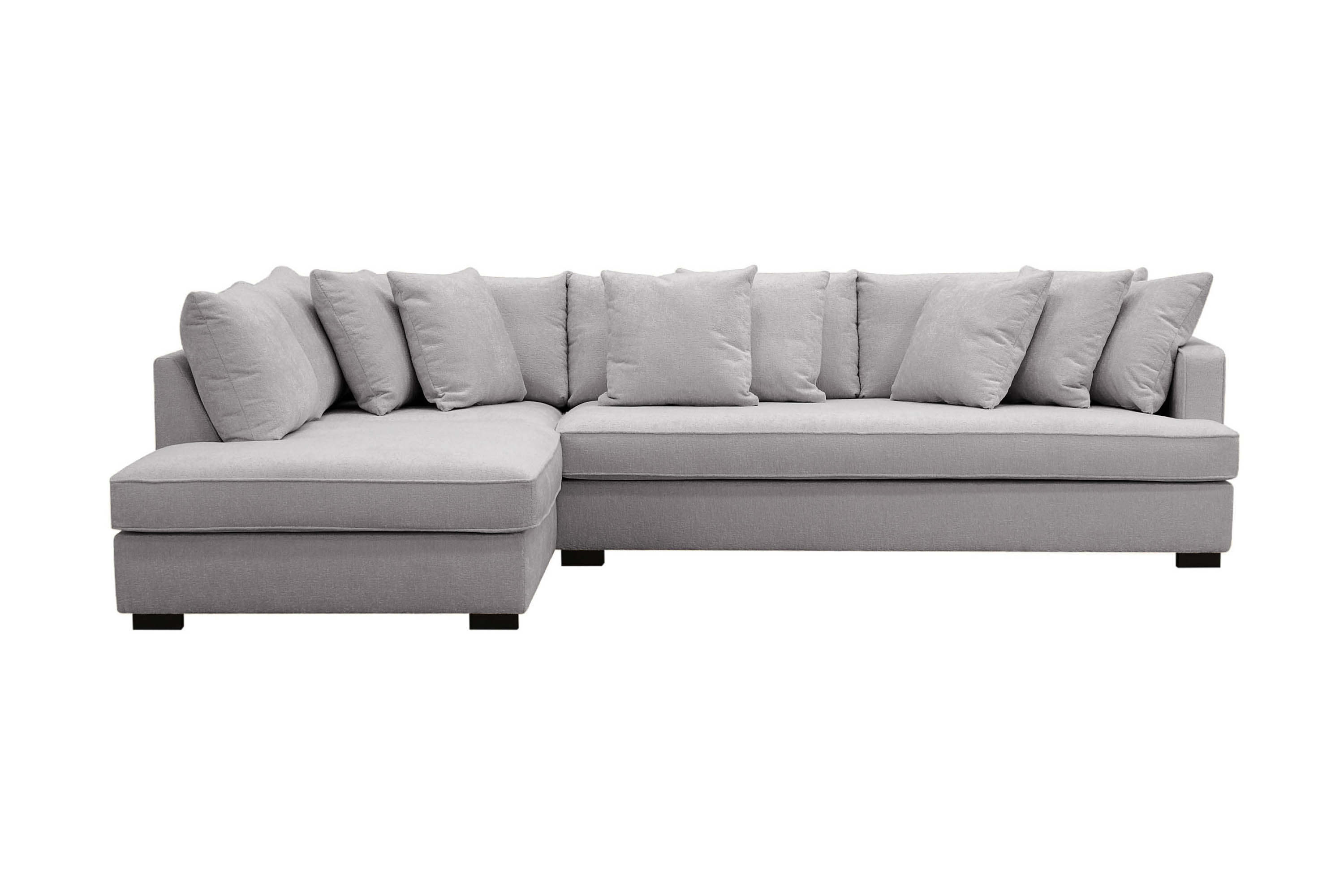 Rossita 4-sits Vänstervänd L-formad Djup Schäslongsoffa med Hel dyna i ...