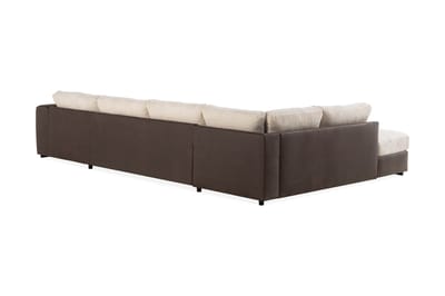 AUSTIN U-Soffa Divan Höger Beige/Brun - Möbler - Black Friday ...