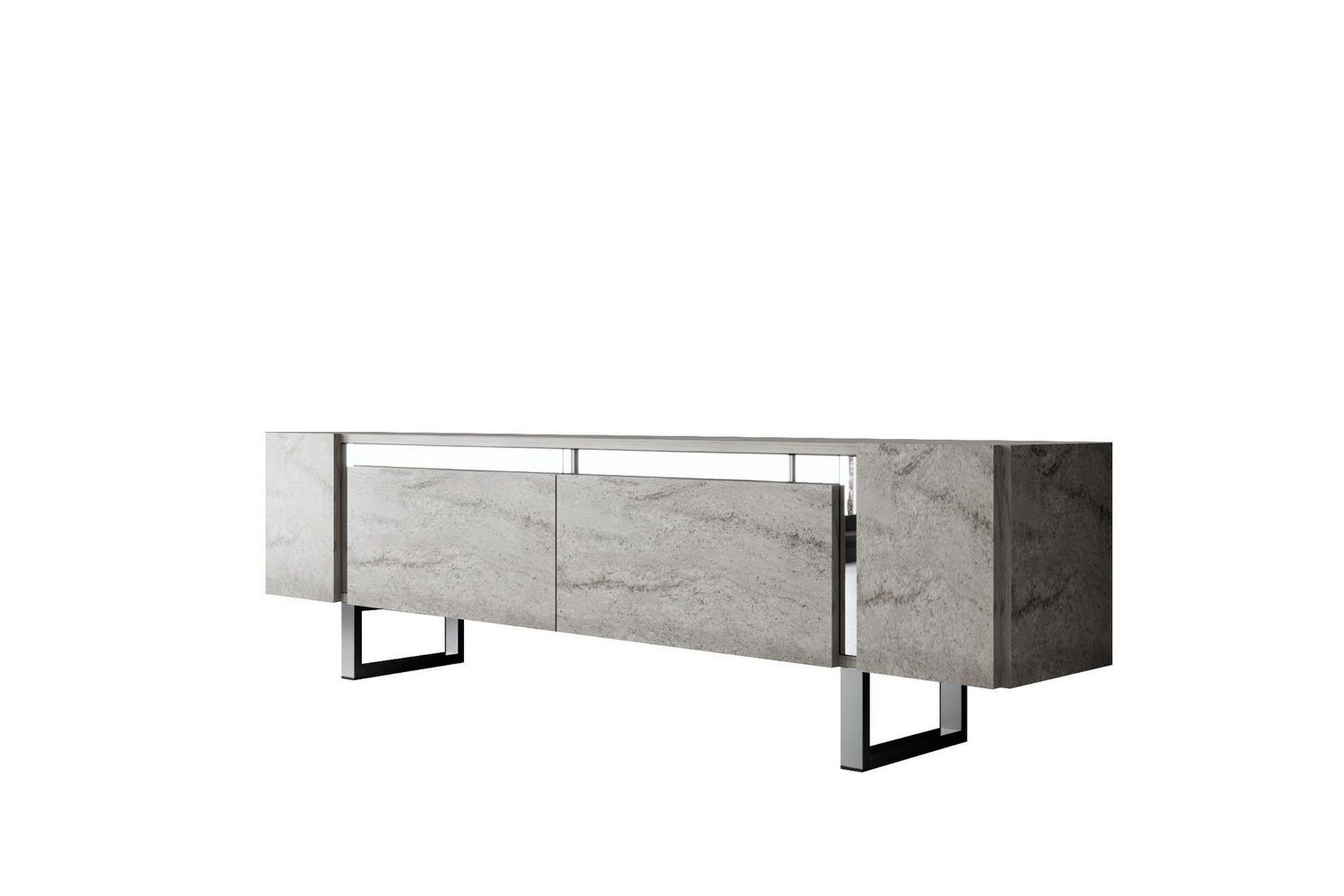 TV-bänk Sozi Travertin / Argentu - Möbler - Furniturebox