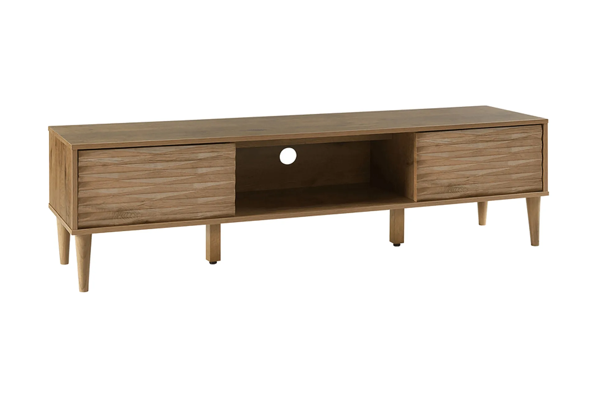 TORRESGARCIA TV-Bänk 160 cm Trä/Natur - Möbler - Furniturebox
