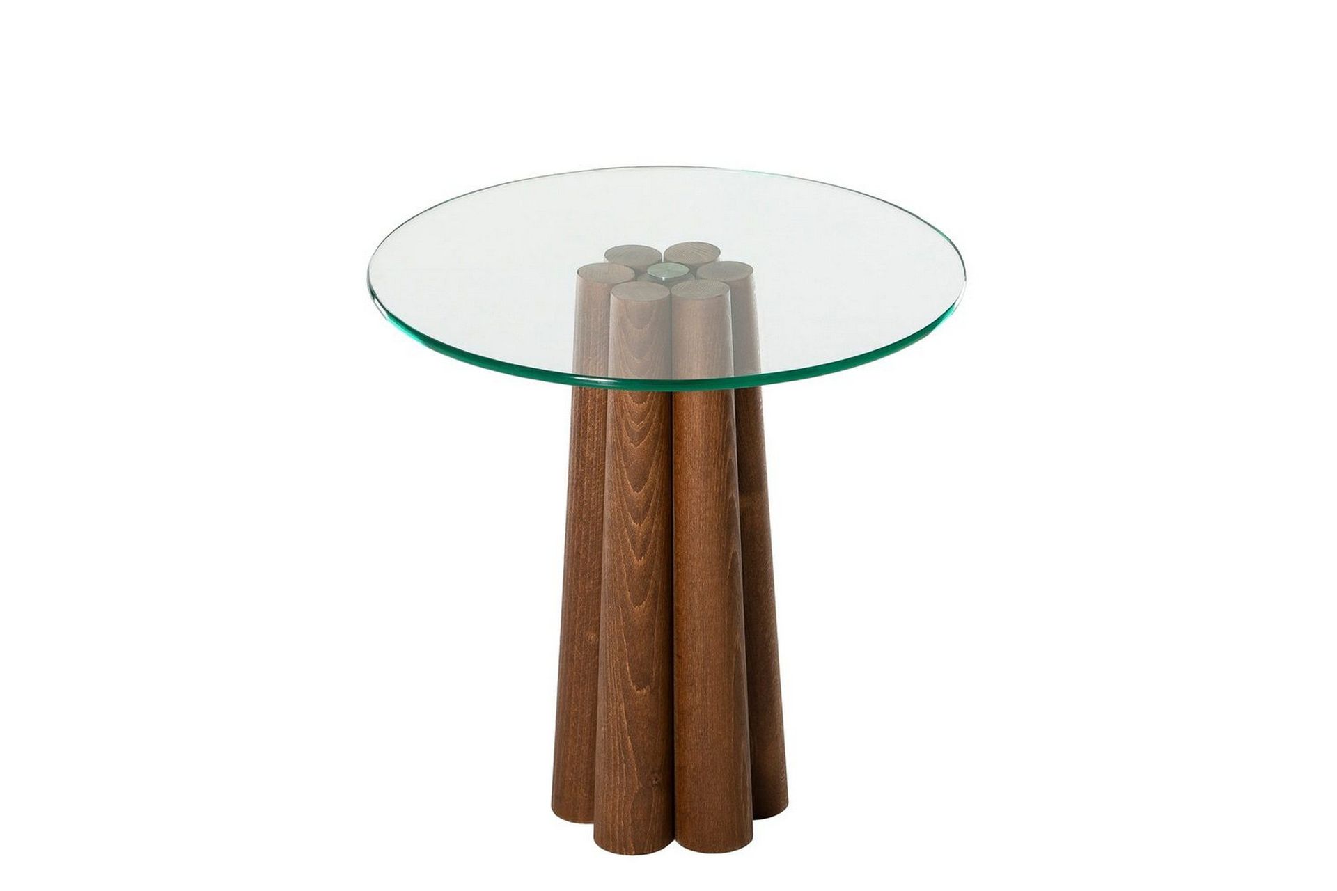 Soffbord Novera Valnöt / Transparent - Möbler - Furniturebox
