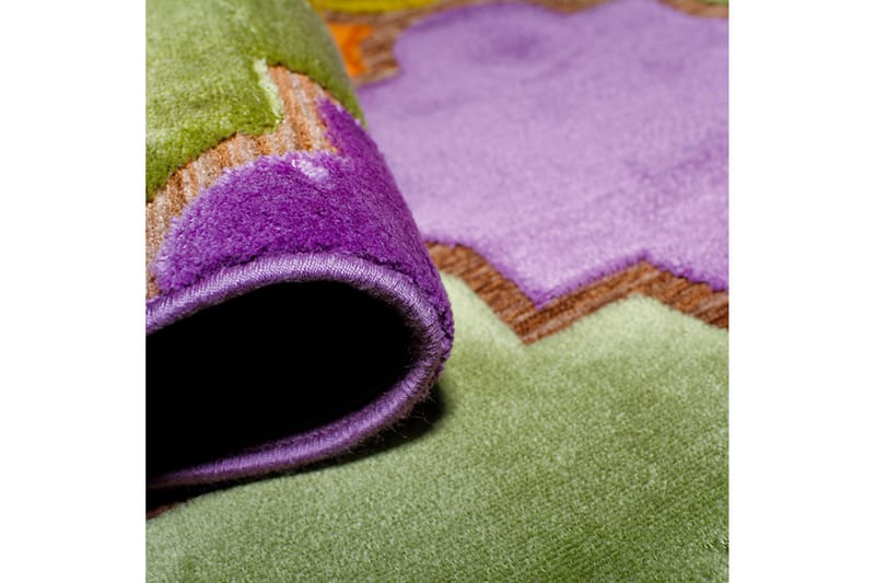 DIAMOND 2003B Matta 160x230 cm Lila/Orange/Flerfärgad - Textilier ...