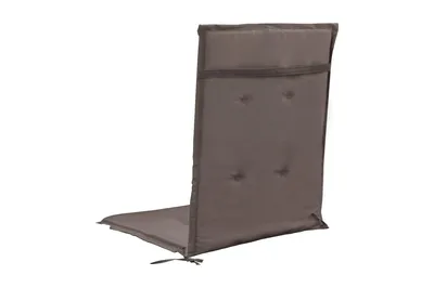 Stolsdynor för trädgården 2 st taupe 120x50x3 cm - Utemöbler - Furniturebox
