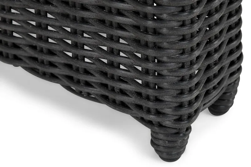 MARCUS Matbord 200x100 cm Svart - Utemöbler - Furniturebox